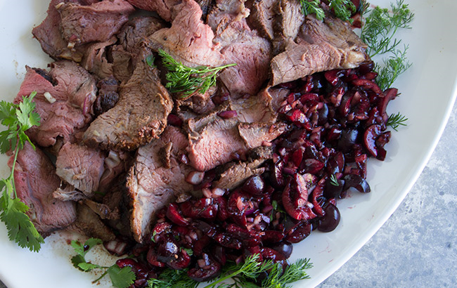 BBQ Beef Roast with Cherry Relish – Gardening With Aladay Mobile Media